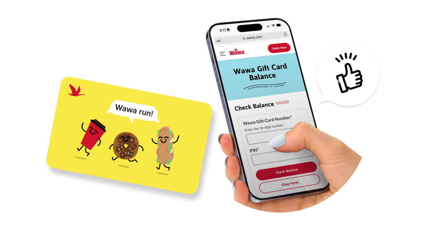 Wawa Gift Cards Order Redeem Enjoy Instantly Wawa